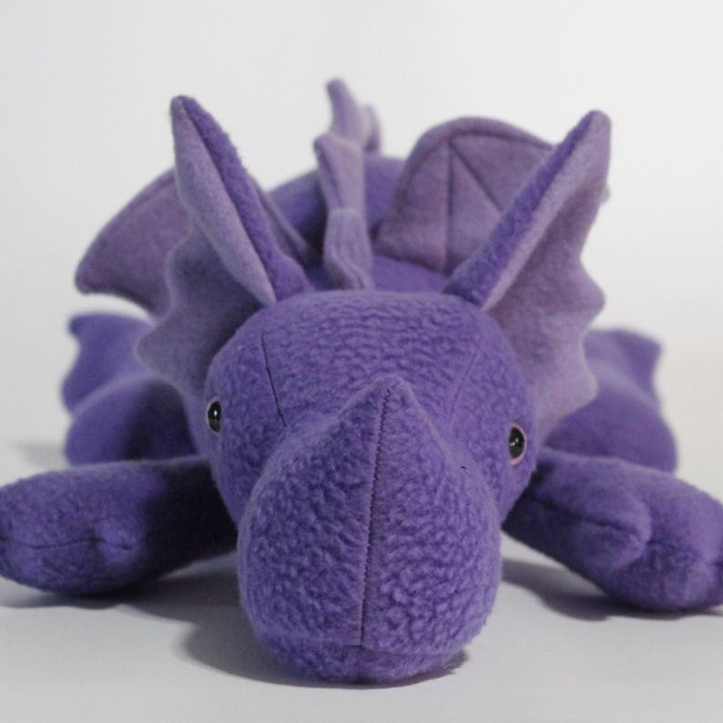 Purple Plush Baby Dragon | Etsy Australia