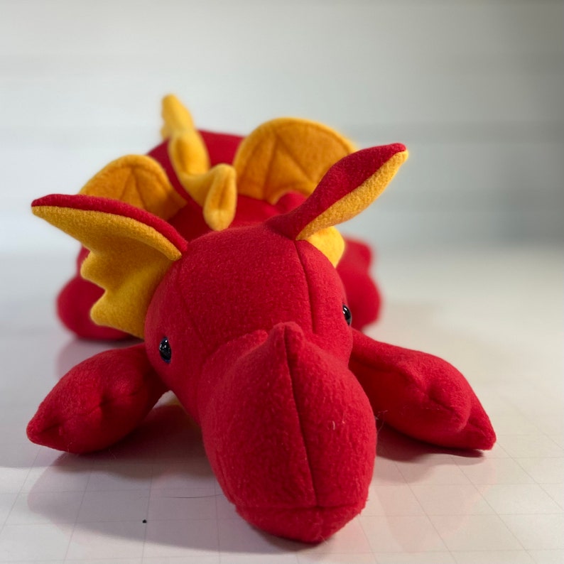 Red Plush Baby Dragon - Etsy