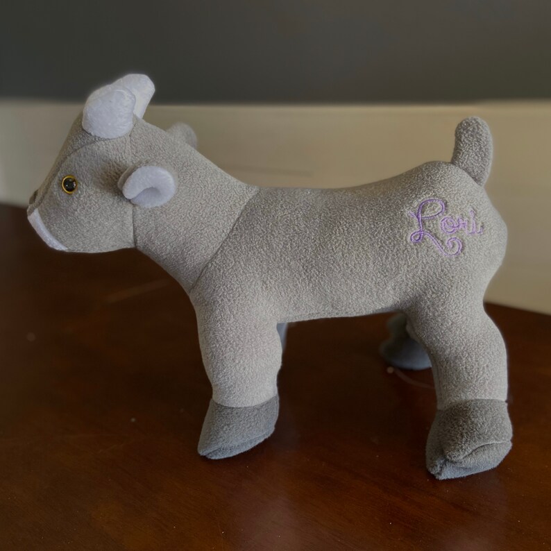 Pink Goat Plush Animal - Etsy