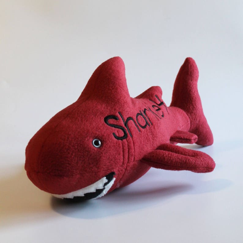 Red Plush Shark | Etsy