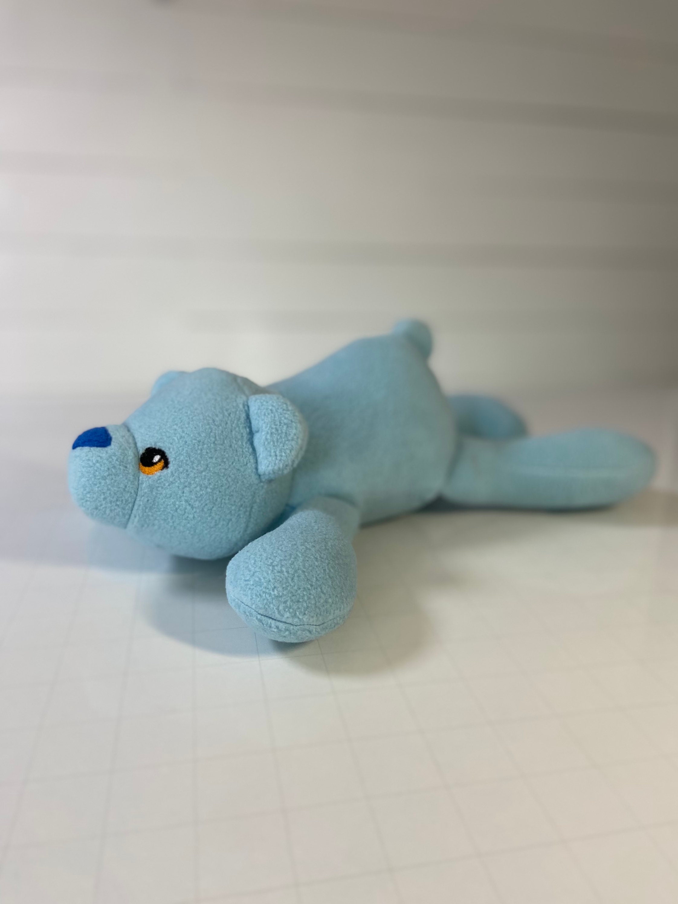 Light Blue Teddy Bear - Etsy UK
