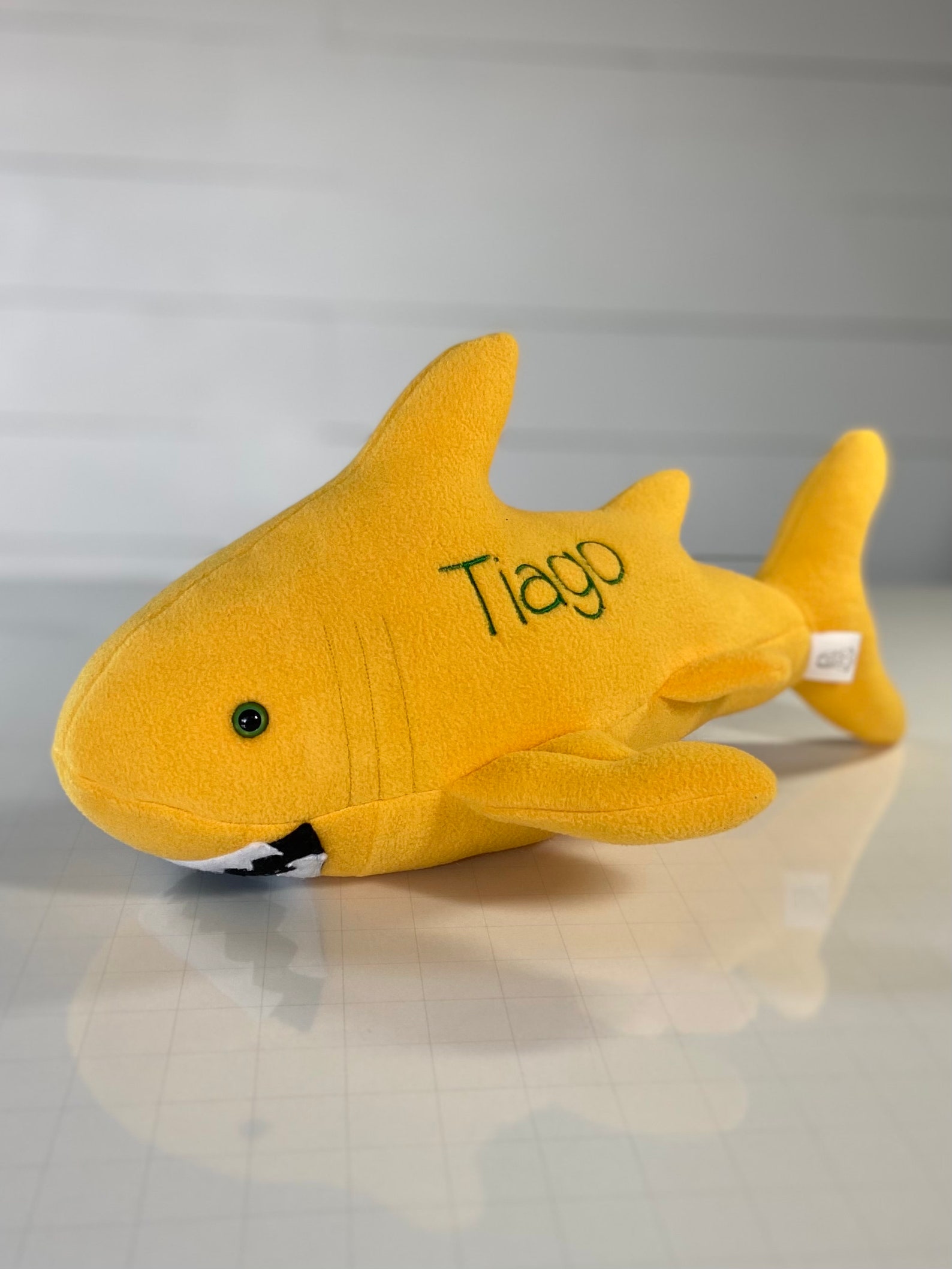 Yellow Plush Shark | Etsy