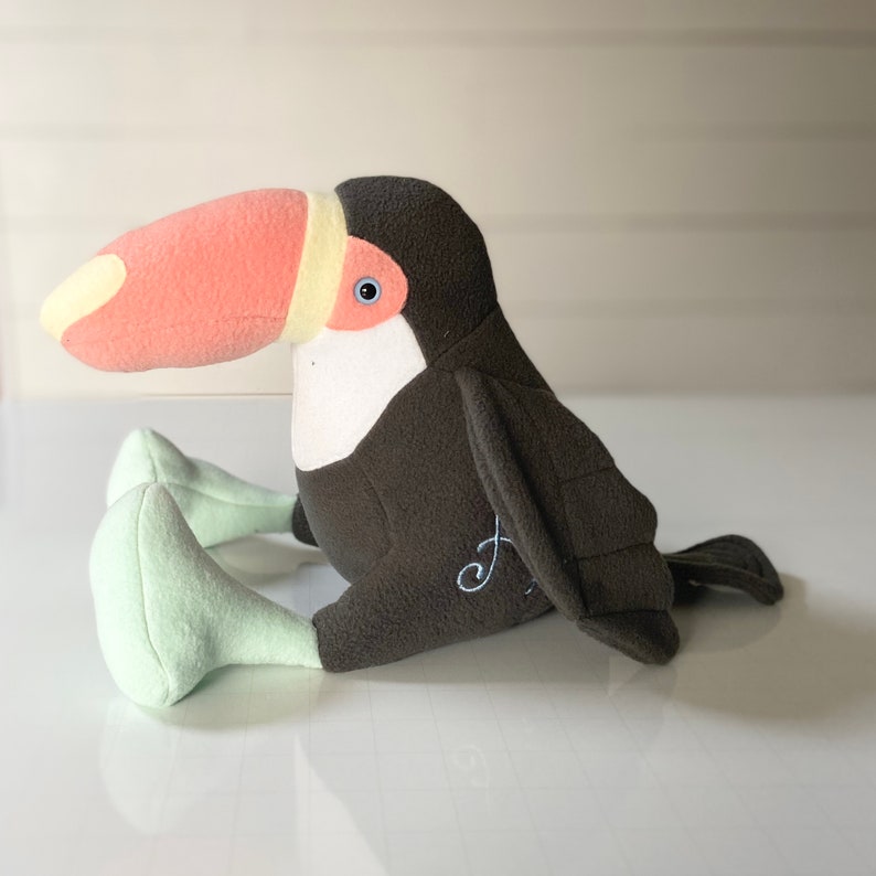 Pastel Toucan Plush Toy - Etsy