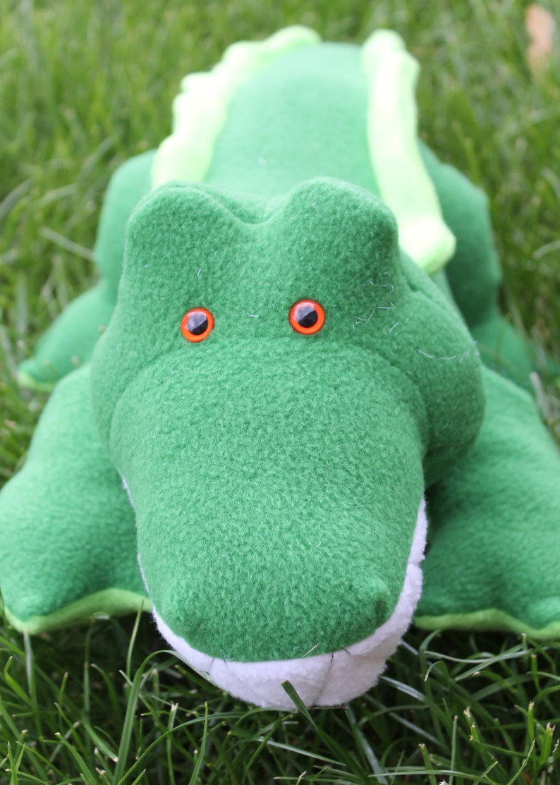 Green Plush Crocodile | Etsy