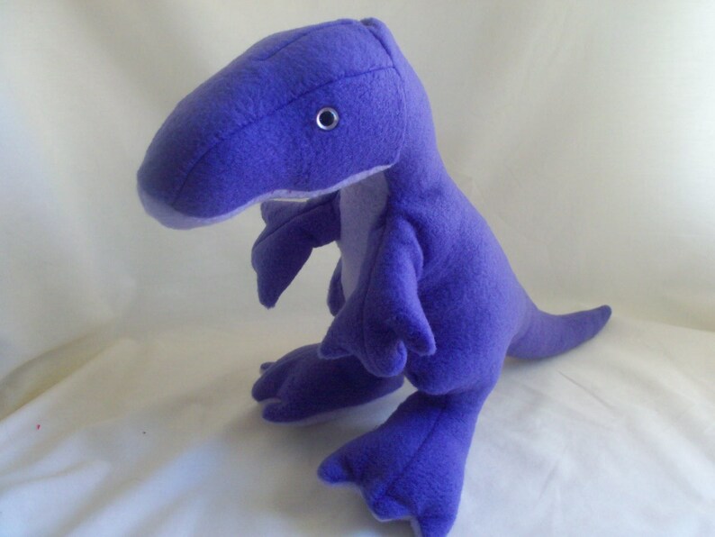 Purple T Rex Plush Toy - Etsy