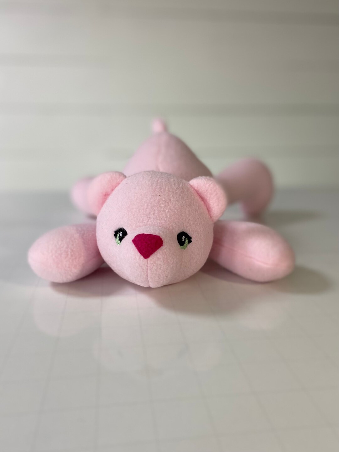 Light Pink Teddy Bear - Etsy