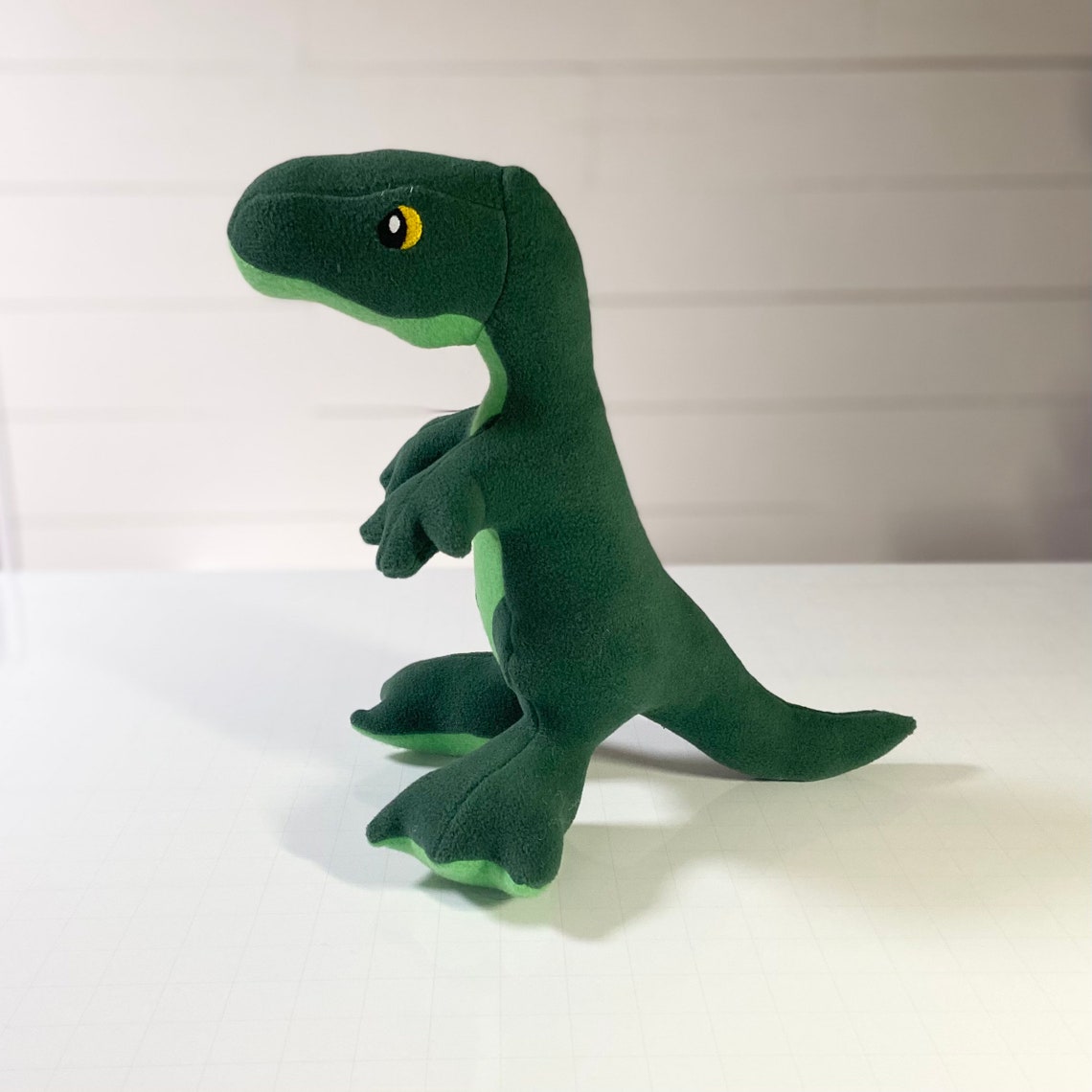 Green T Rex Plush Toy - Etsy