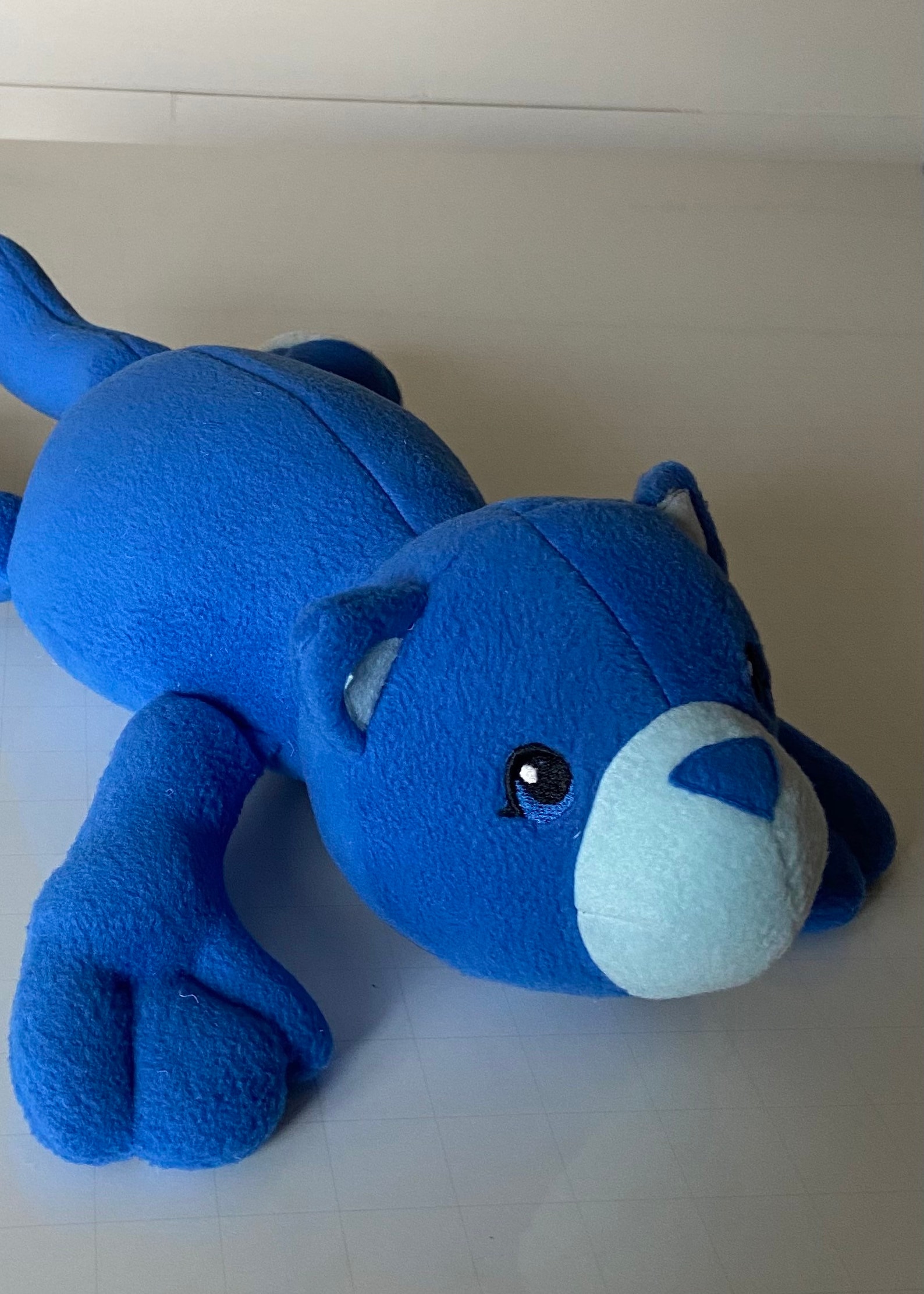 Blue Plush Cat | Etsy