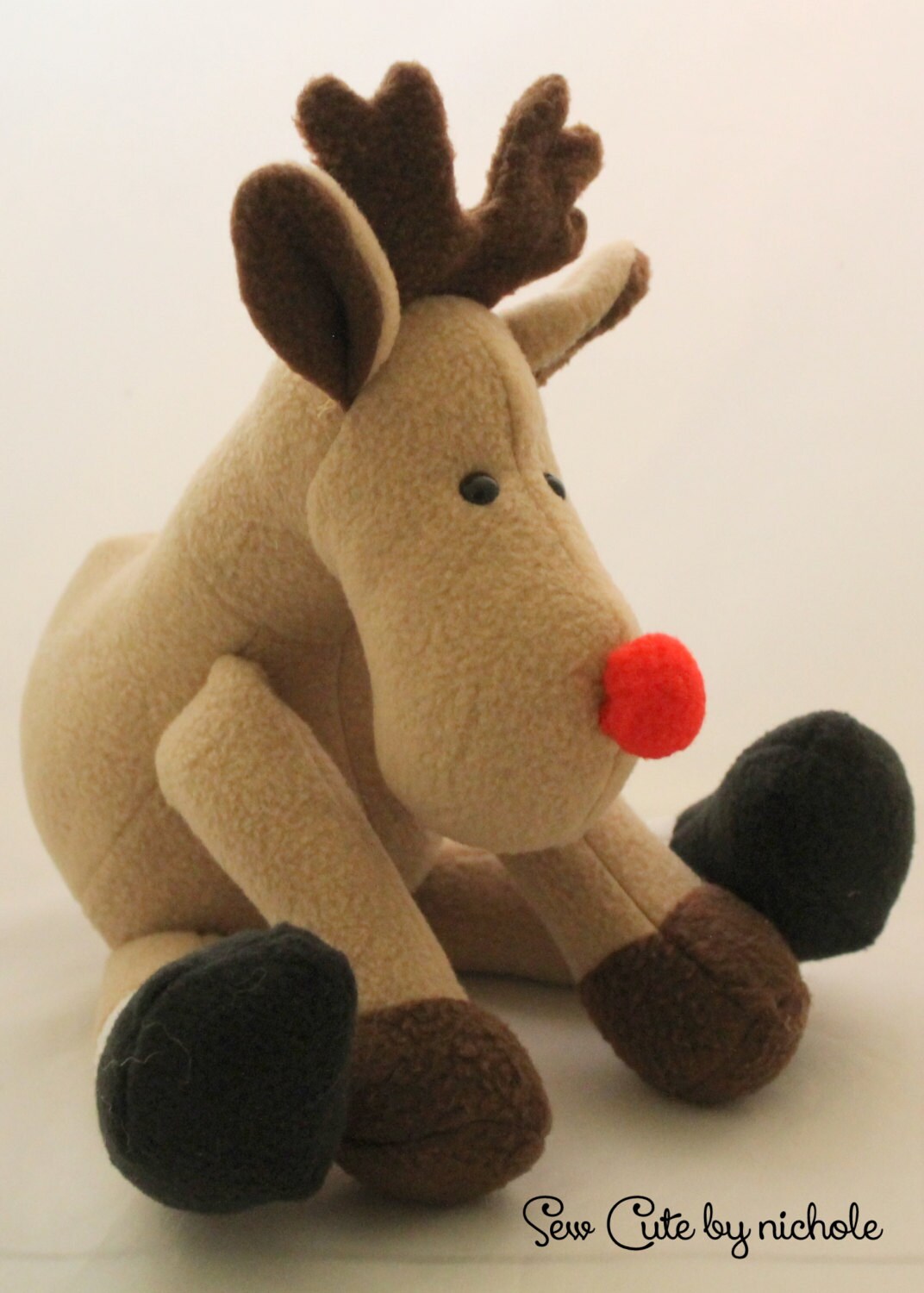 Rudolph the Red Nosed Reindeer Plush Toy | Etsy