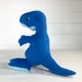 Blue T Rex Plush Toy - Etsy