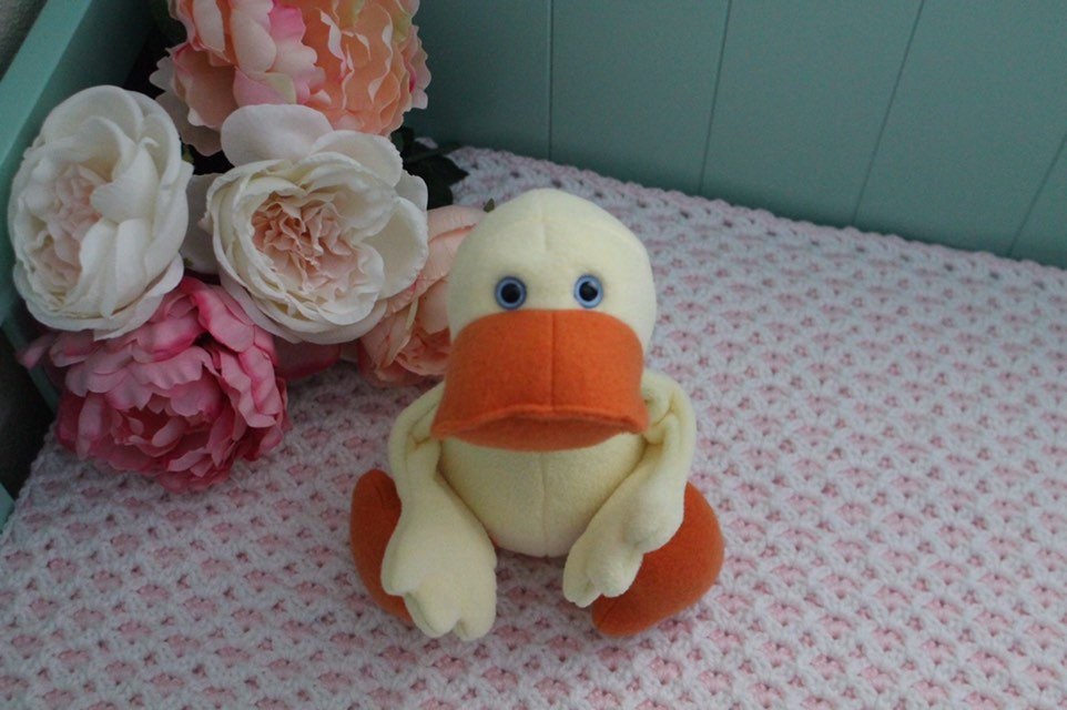 Plush Duckling - Etsy