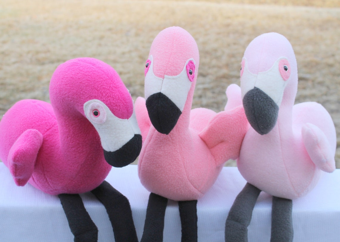 Pink Flamingo Plush Toy - Etsy