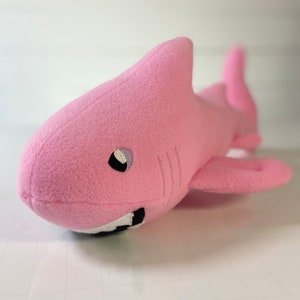 Pink Plush Shark - Etsy