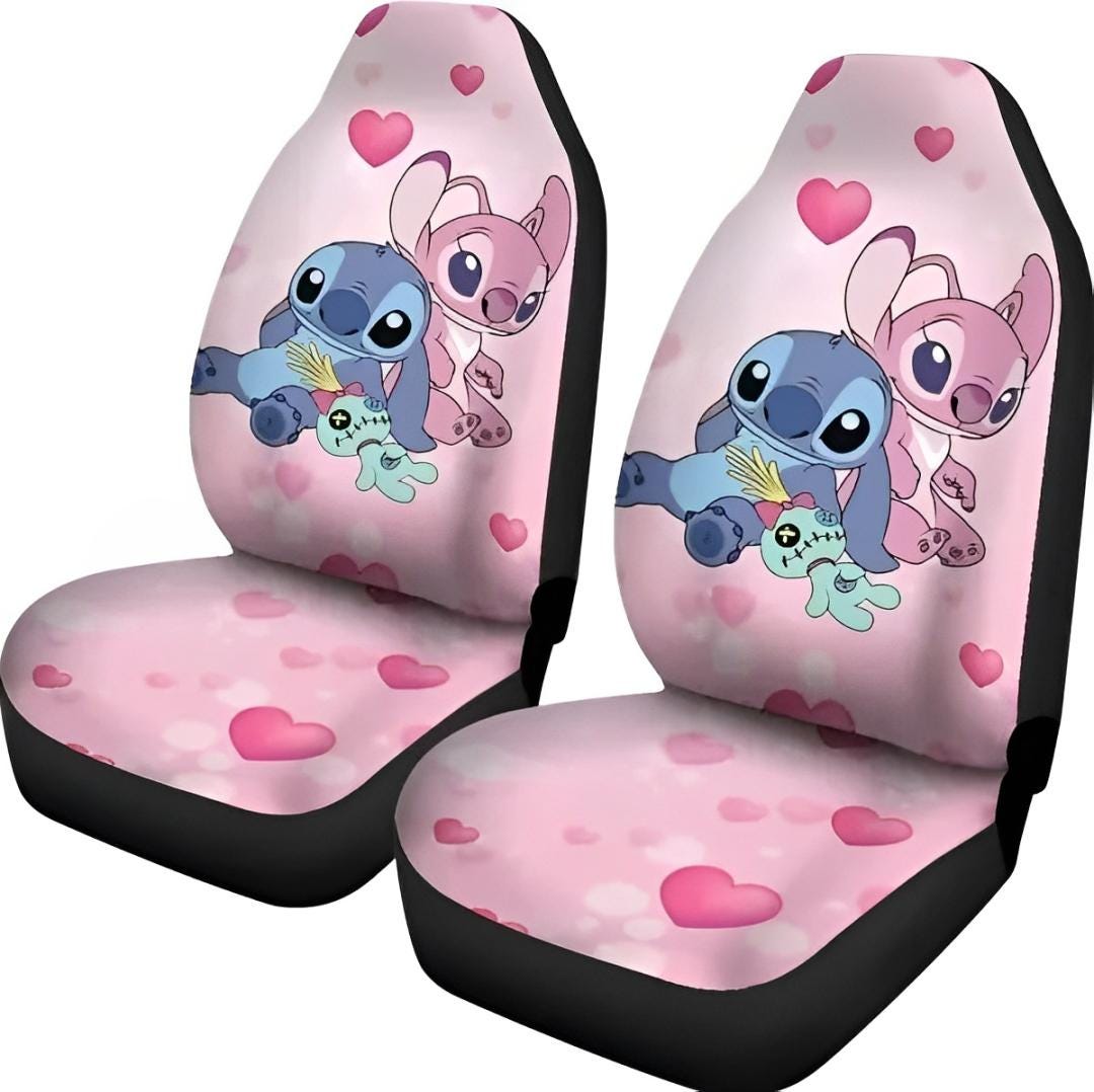 Disney Lilo and Stitch Car Seat Covers, Lilo Stitch Car Accessories ...
