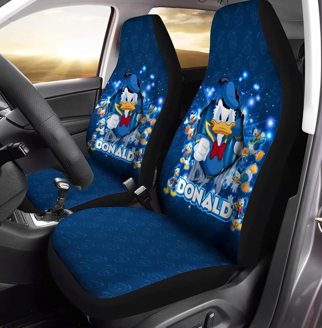 Donald Duck Car Seat Covers, Donald Duck Car Accessories, Car Interior ...