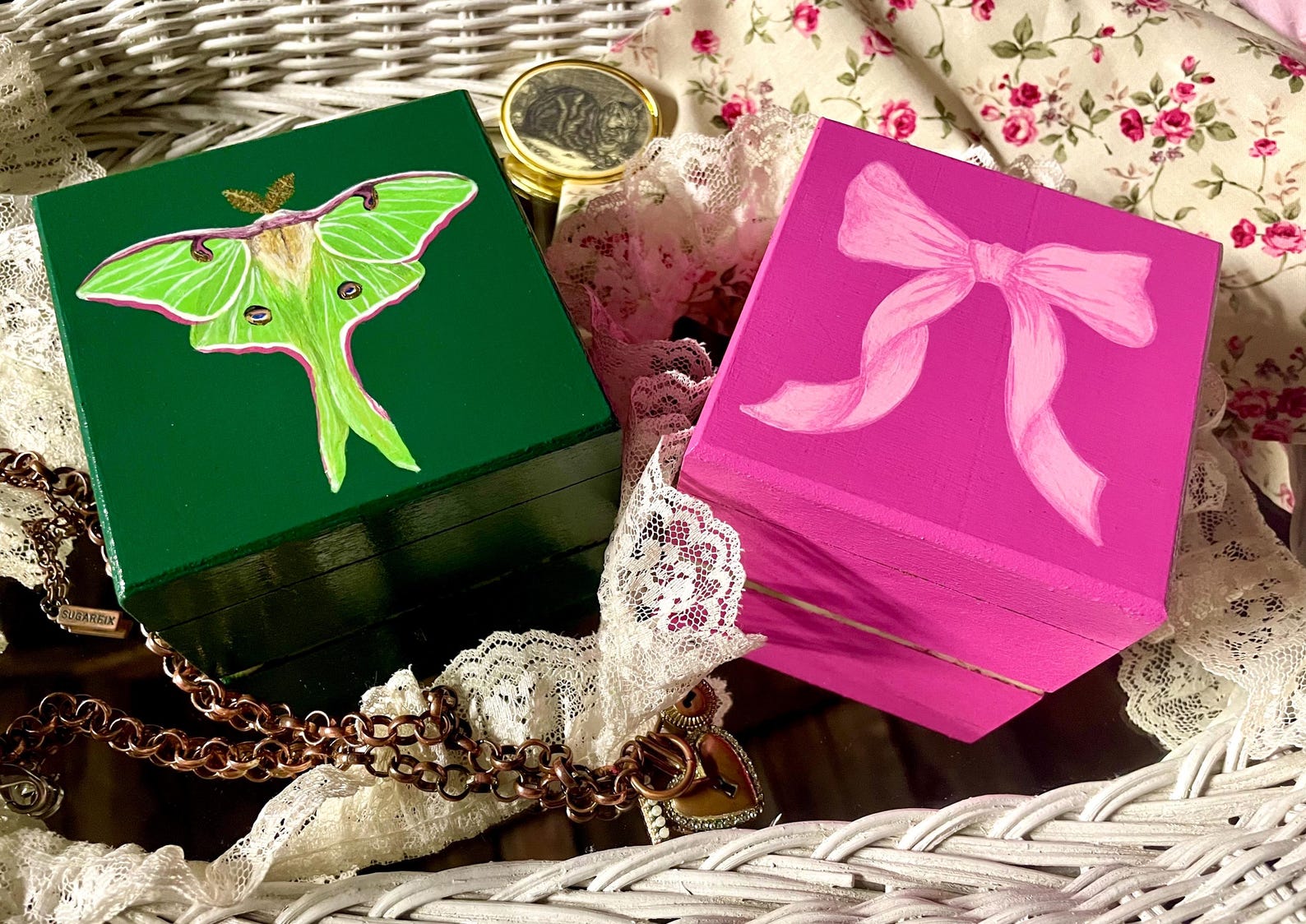 Pink Fairy Miniatures Ring Box - Etsy