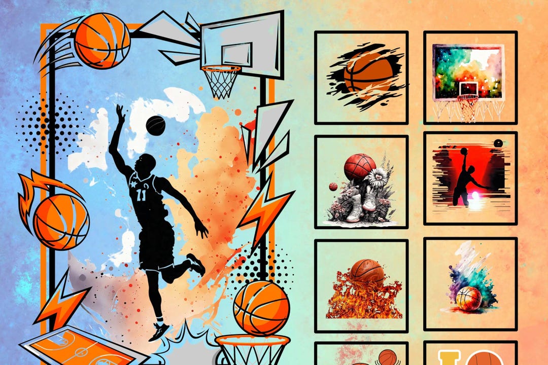Basketball Quilt Panel & Blocks, Quality Quilt Cotton Fabric, 3 Color ...