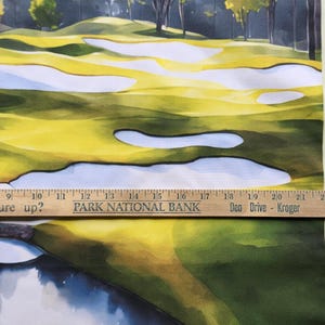 Golf Quilt Panel and 8 or 12 Blocks, Golf Course Quilt, Easy Quilt - Etsy