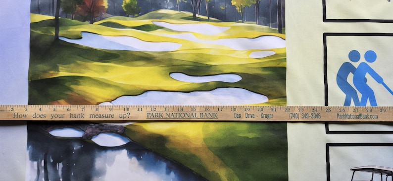 Golf Quilt Panel and 8 or 12 Blocks, Golf Course Quilt, Easy Quilt - Etsy