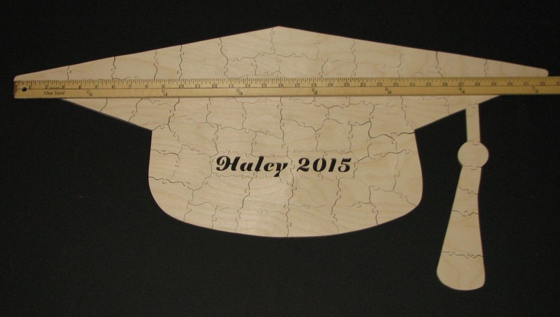 Graduation Guest Book puzzle for Graduation Party unique Hand | Etsy
