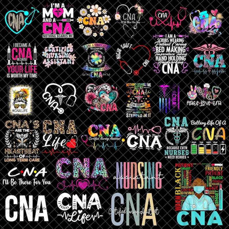Cna Digital Bundle, Nurse Png, Nursing Svg, Nurse Life Svg, Medical Png ...