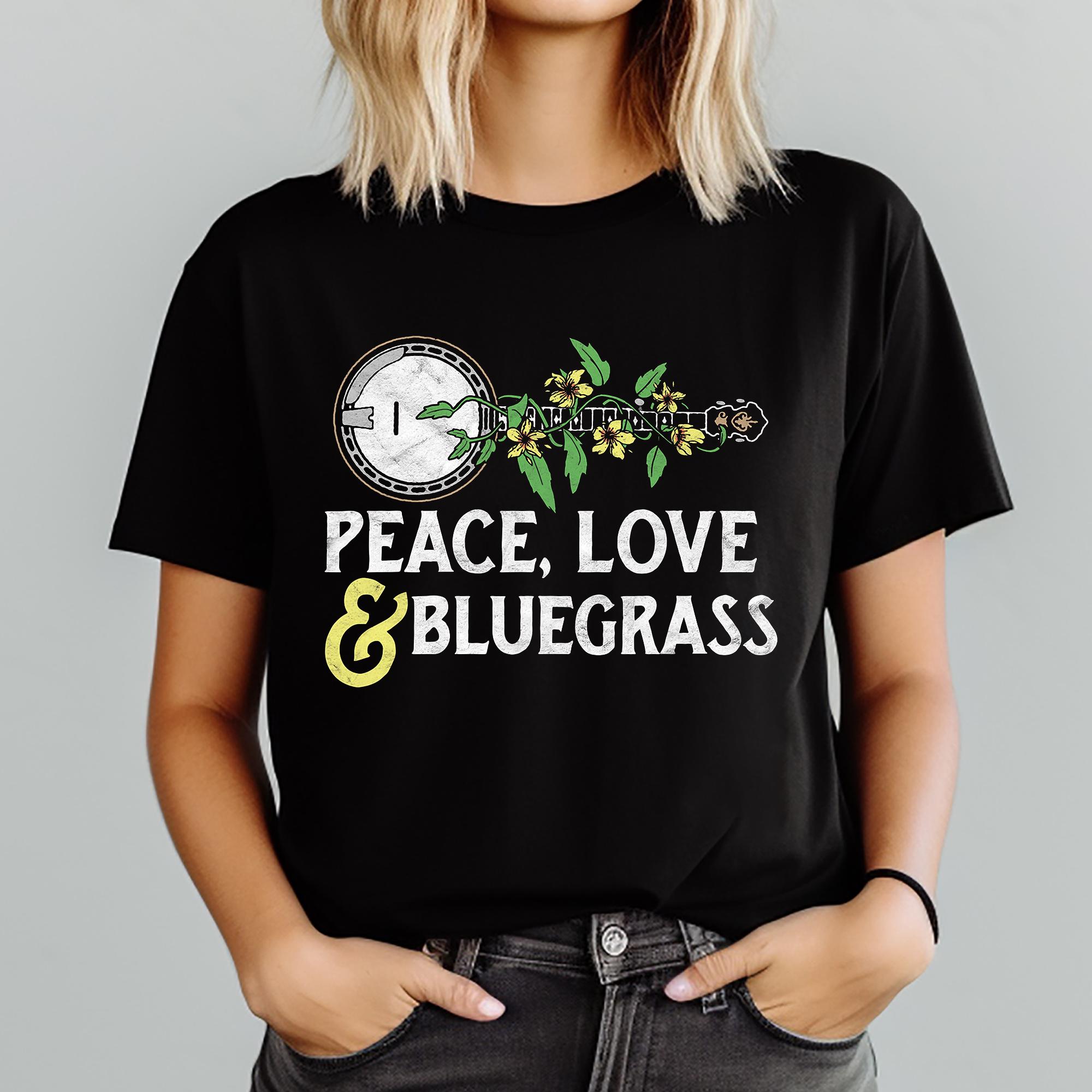 Bluegrass PNG Bundle, Banjo Music Sublimation Designs, Peace Love ...