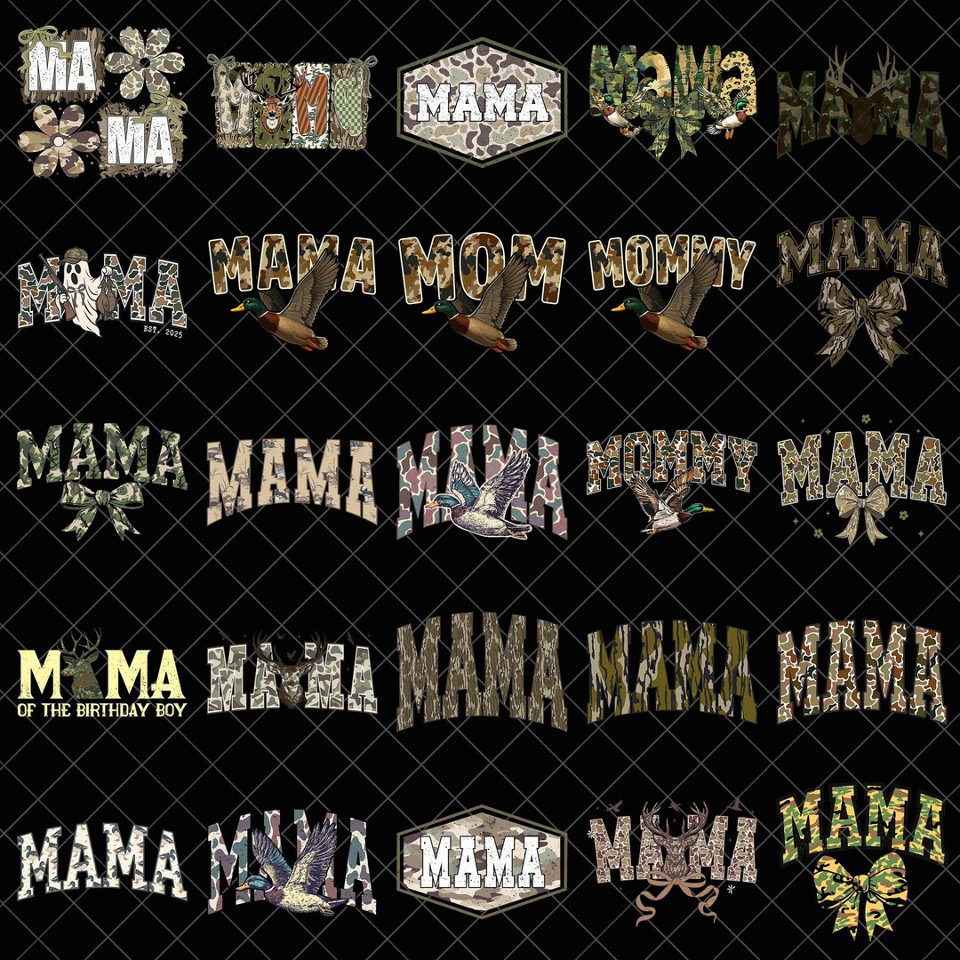 Camo Mama PNG, Hunting Mama PNG, Outdoors Mom Life Png, Country Mama ...