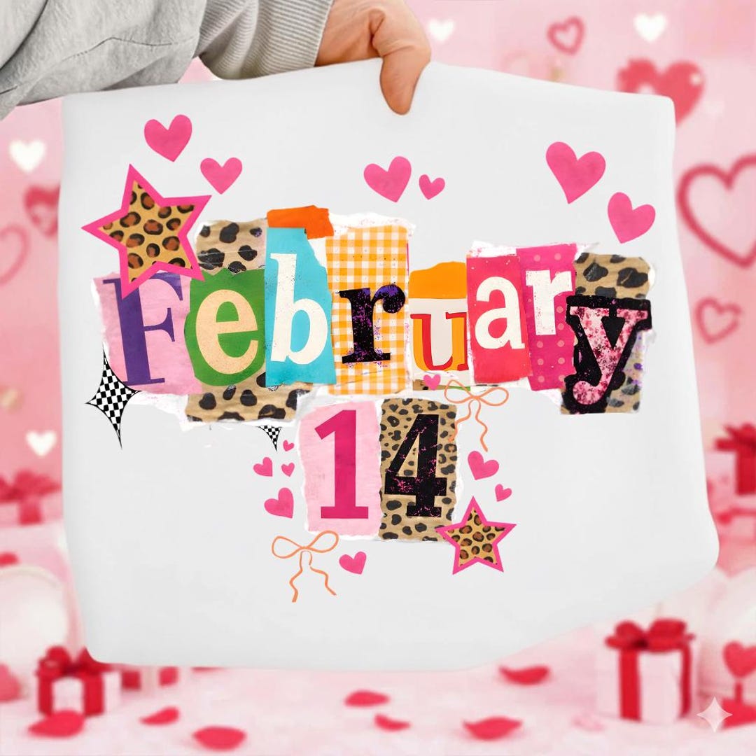 February 14 Png, Varsity Valentines Png, Retro Valentines Png, Coquette ...