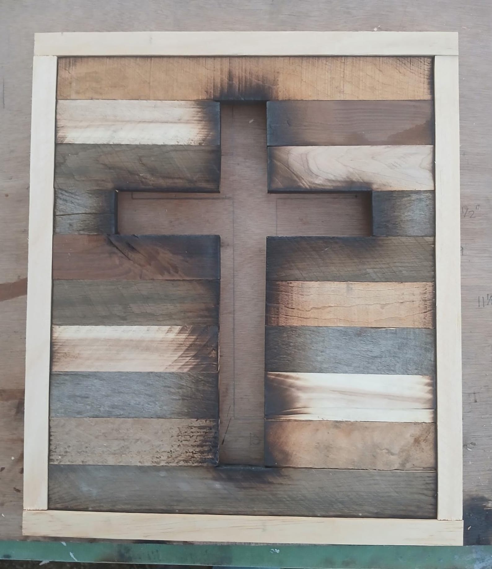 Rustic/farmhouse Wooden Cross - Etsy