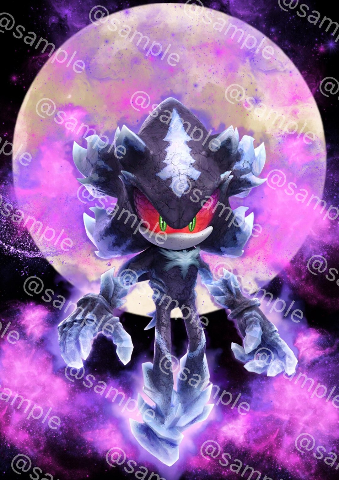 Mephiles the Dark: Dark Eclipse - Etsy