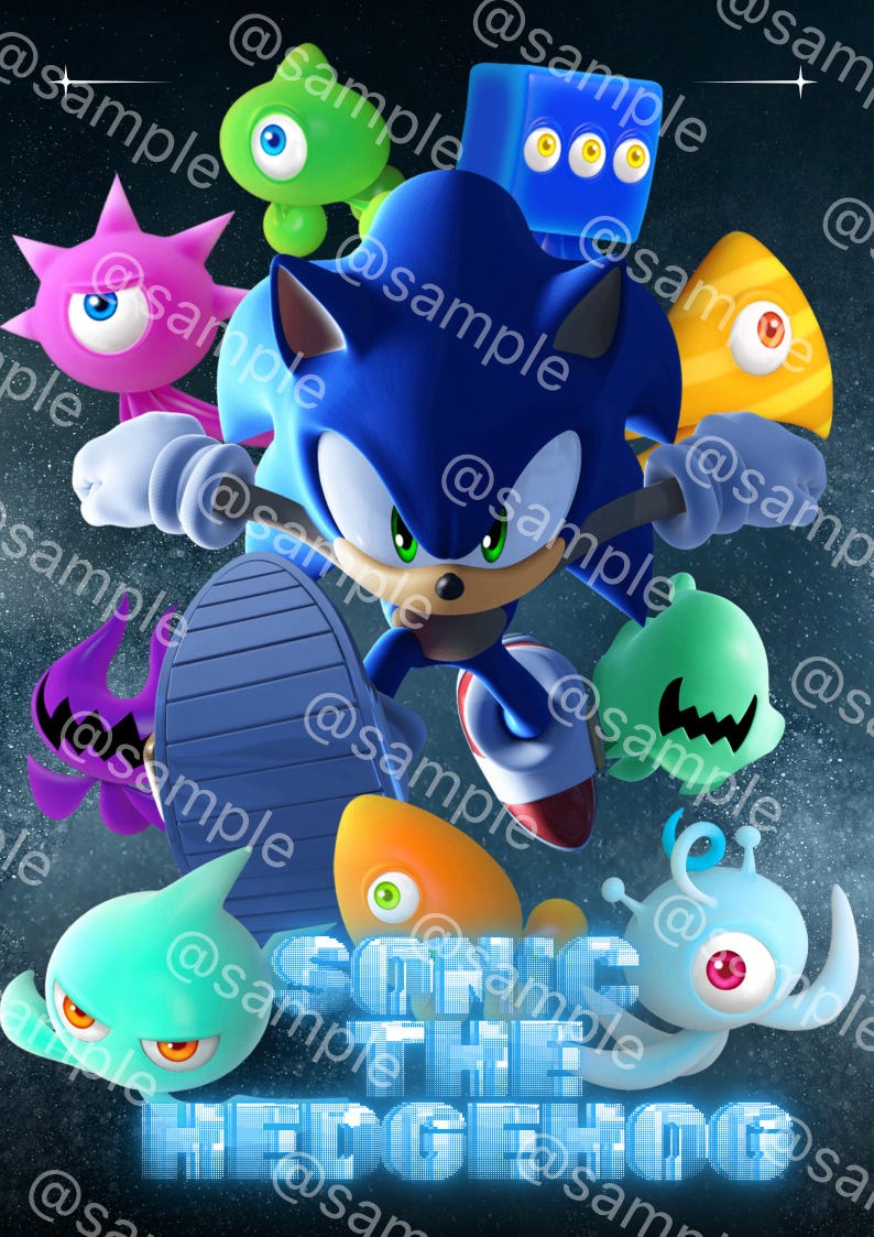 Sonic Colors: Across the Cosmic Skies - Etsy