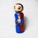 Saint Thomas the Apostle Catholic Saint Doll Wooden Toy Made to Order ...