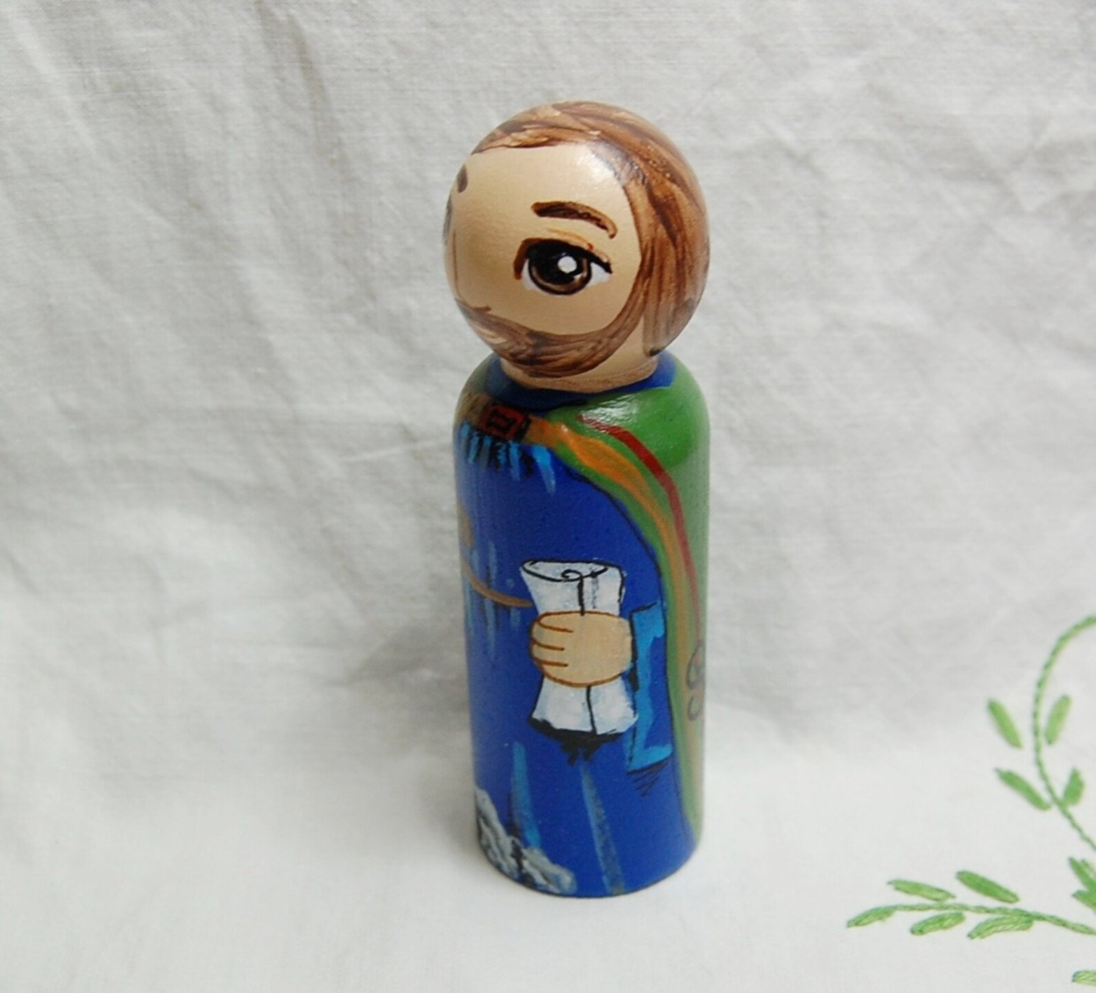 St Timothy Catholic Saint Toy - Wooden Doll - Made to Order - Etsy