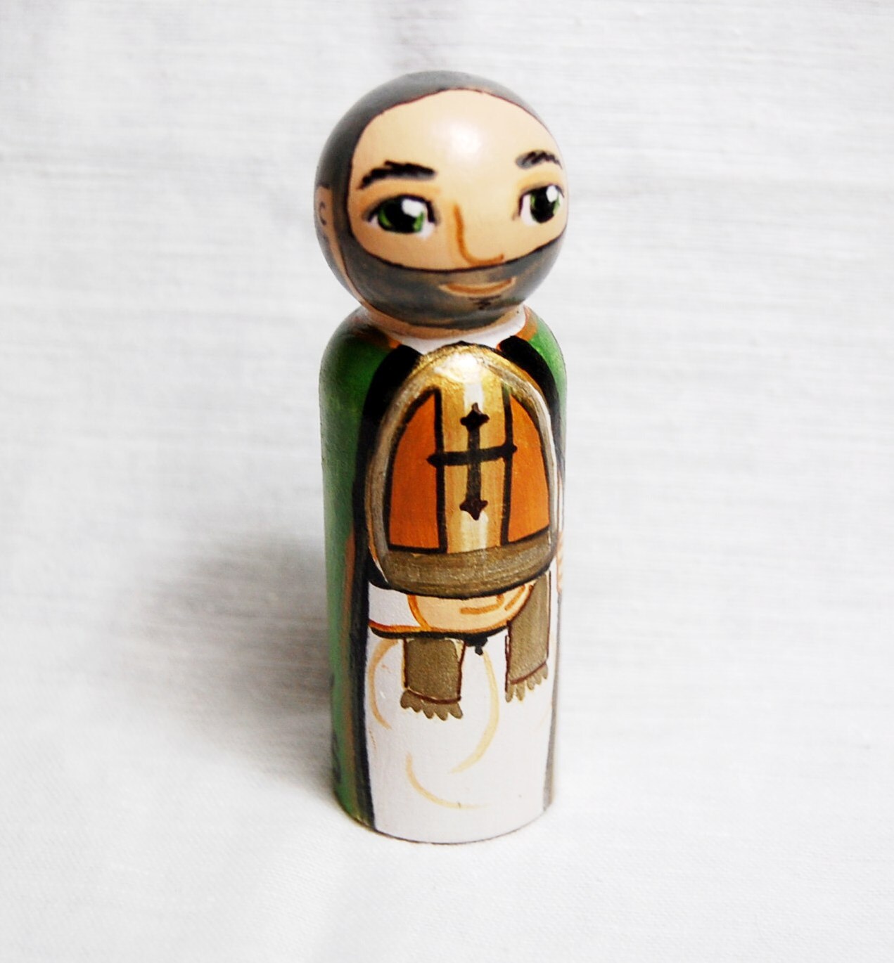 Blessed Conor O'devaney Catholic Saint Toy - Wooden Peg Doll - Made to ...