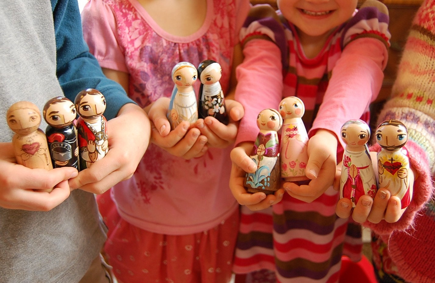 St Sebastian Catholic Saint Doll Wooden Toy Made to Order - Etsy