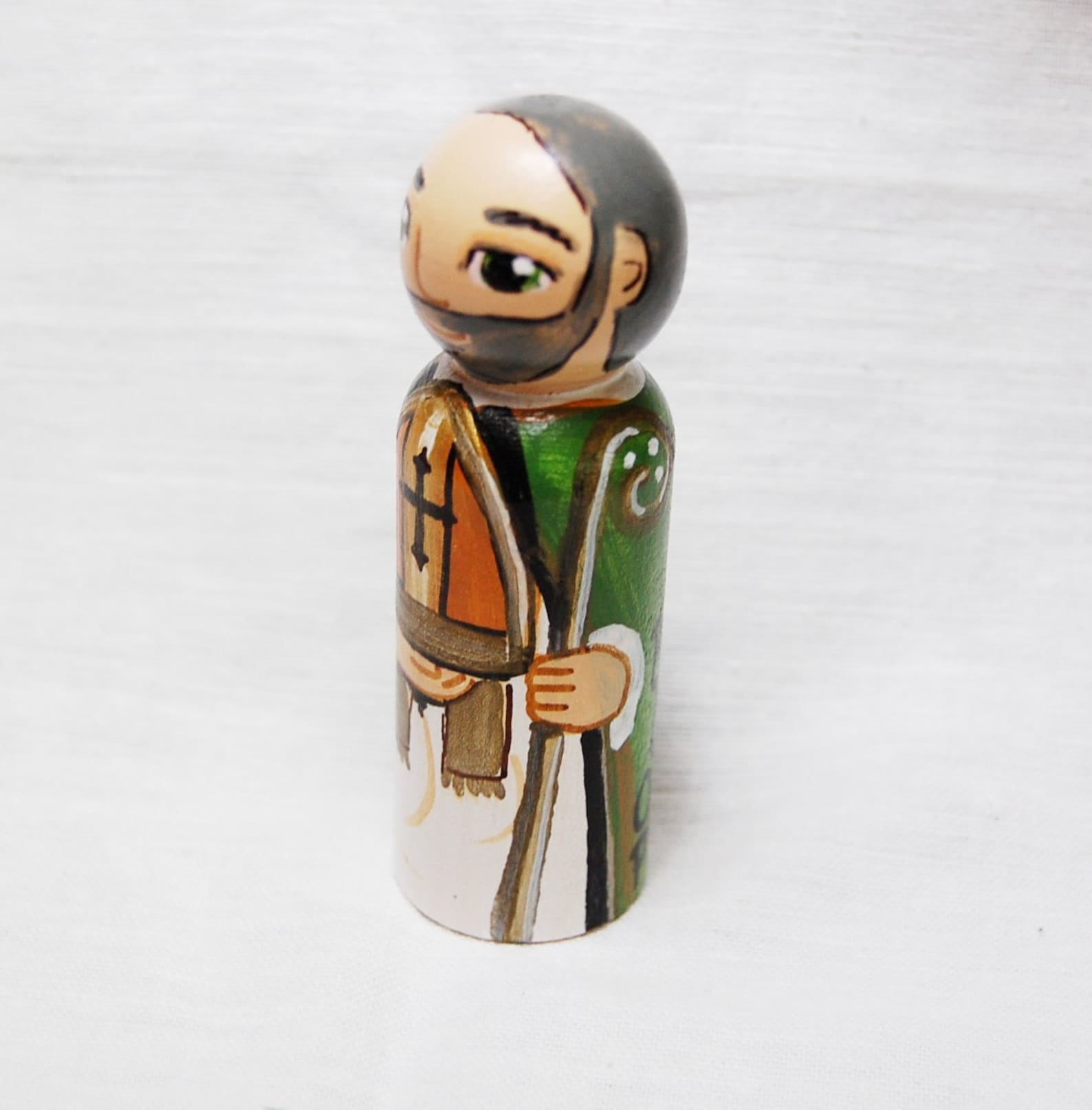 Blessed Conor O'devaney Catholic Saint Toy - Wooden Peg Doll - Made to ...