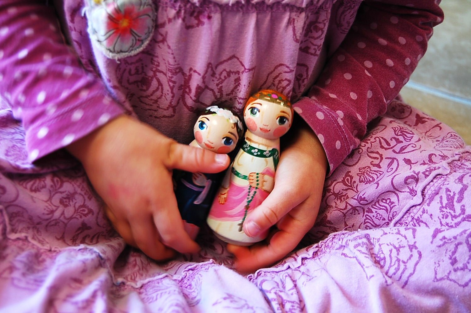 St. Isabella or Isabel of France Catholic Saint Doll Wooden | Etsy