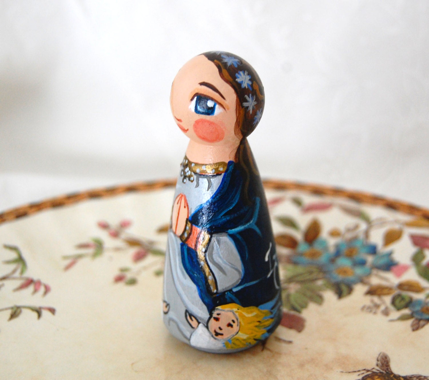 Our Lady the Immaculate Conception Catholic Saint Doll - Wooden Toy ...