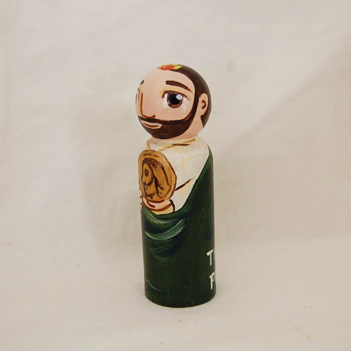 Saint Jude Thaddeus Catholic Saint Doll Wooden Toy Made to Order - Etsy