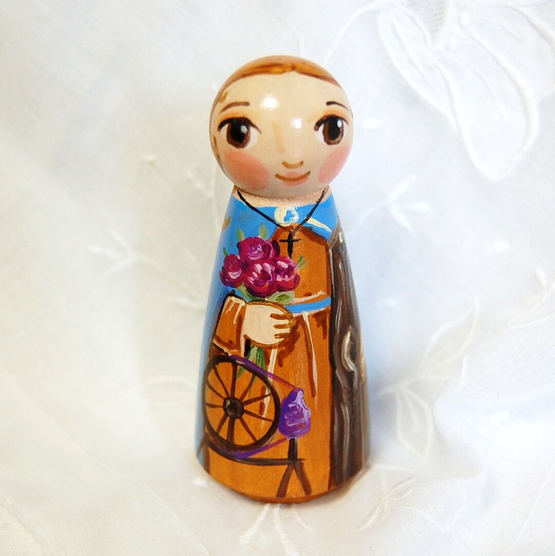 St Seraphina Wooden Catholic Saint Doll Toy - Made to Order - Etsy