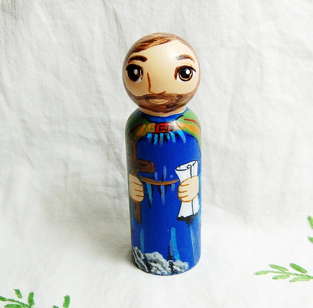 St Timothy Catholic Saint Toy - Wooden Doll - Made to Order - Etsy