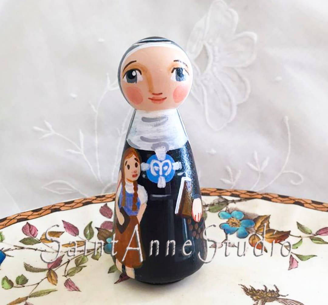 Blessed Caroline Gerhardinger Wooden Saint Doll - Made to Order - Etsy