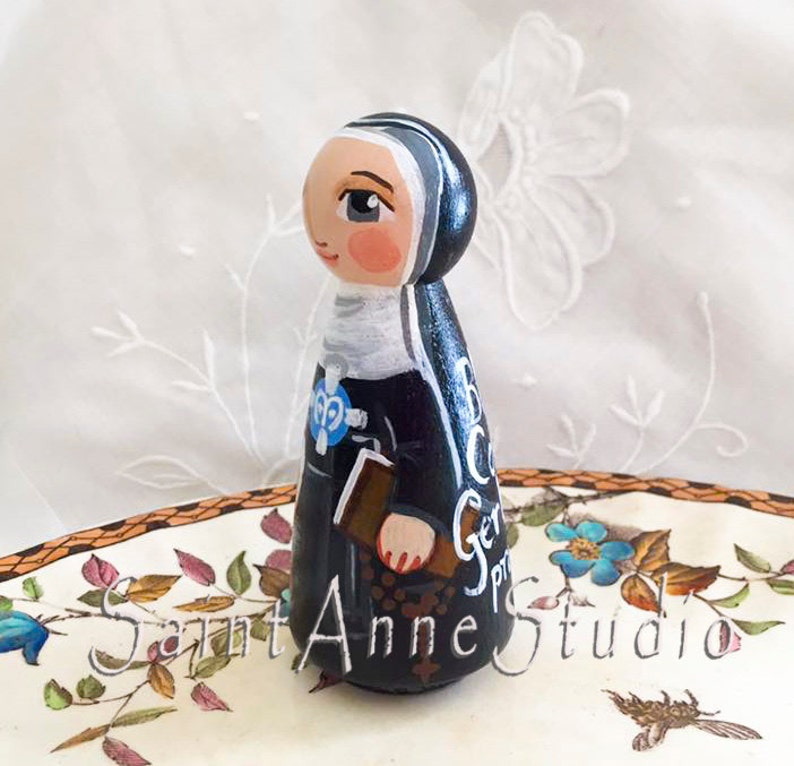 Blessed Caroline Gerhardinger Wooden Saint Doll Made to - Etsy