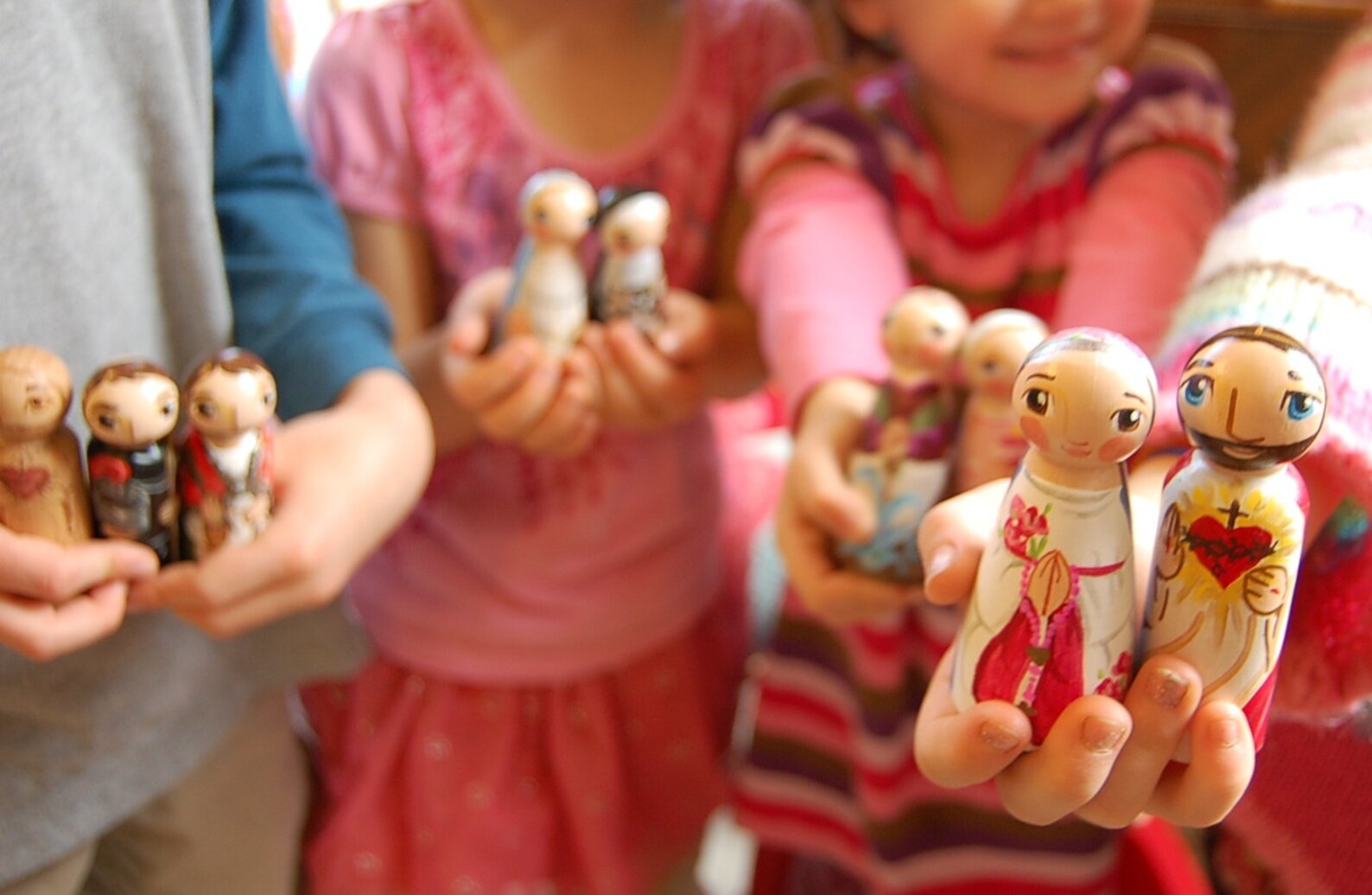 St Natalie Catholic Saint Doll - Wooden Toy - Made to Order - Etsy