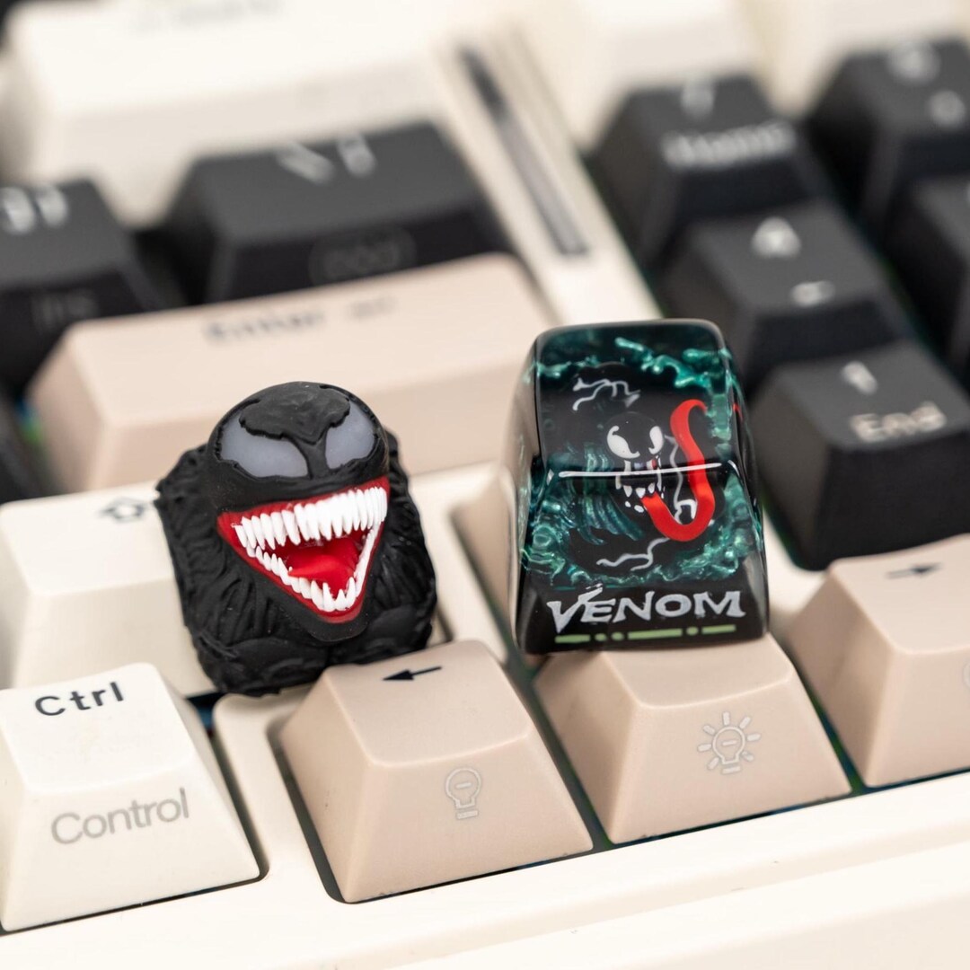 Monster Symbiote Resin Keycap Custom Artisan Keycap for Cherry MX ...