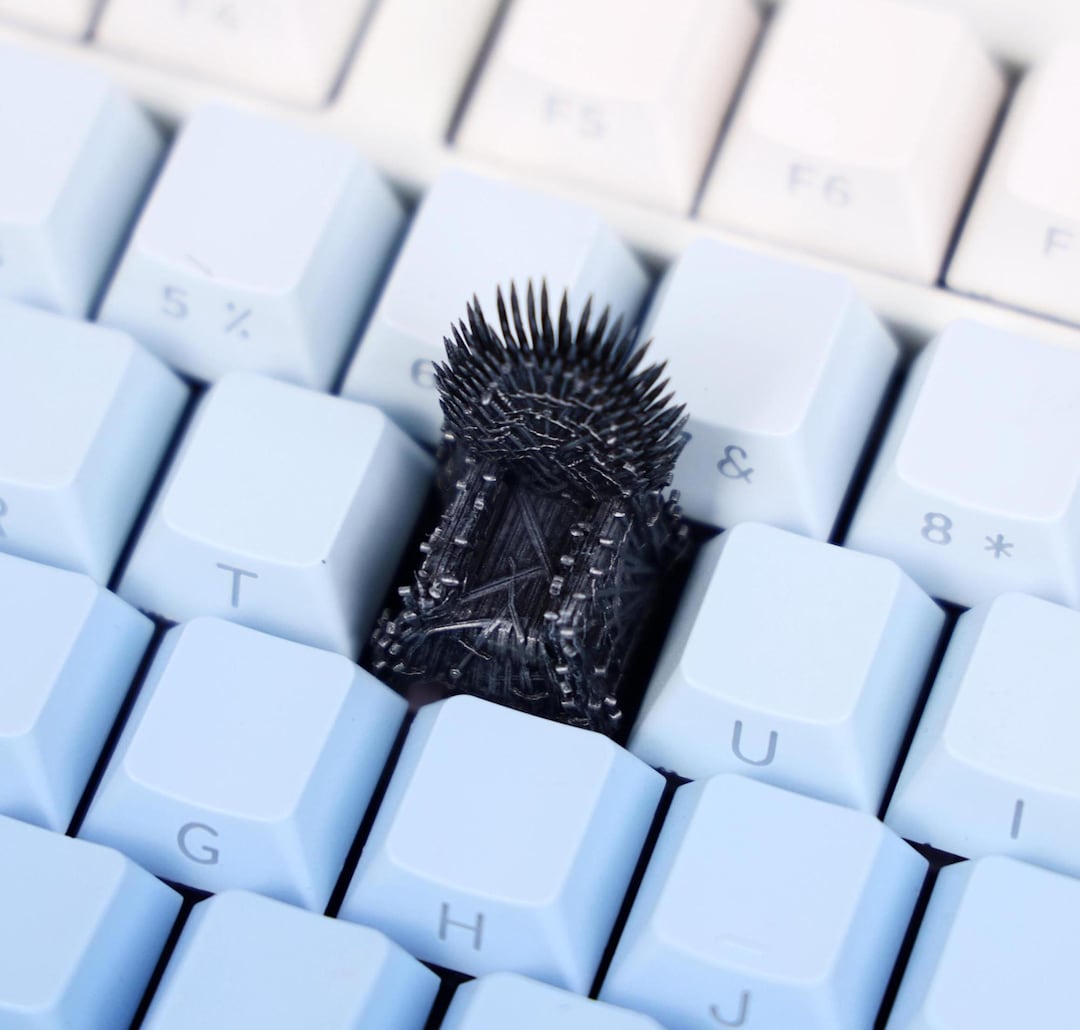 Fantasy Sword Throne Artisan Keycap Hand Painted Resin Mechanical ...