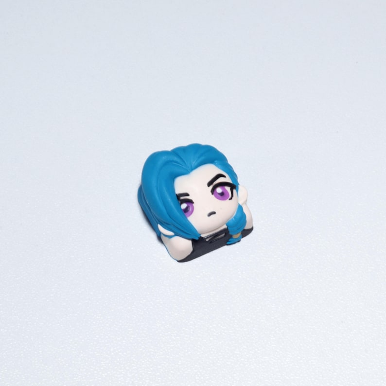 League of Legends Arcane Resin Keycaps Jinx, Vi, Ekko, Caitlyn ...