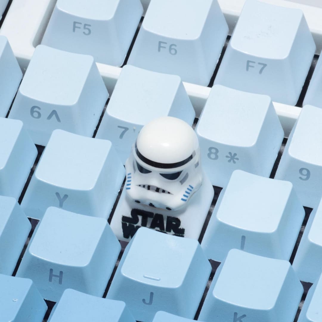 Star Wars Stormtrooper Artisan Keycap Handcrafted Resin Keycap for ...