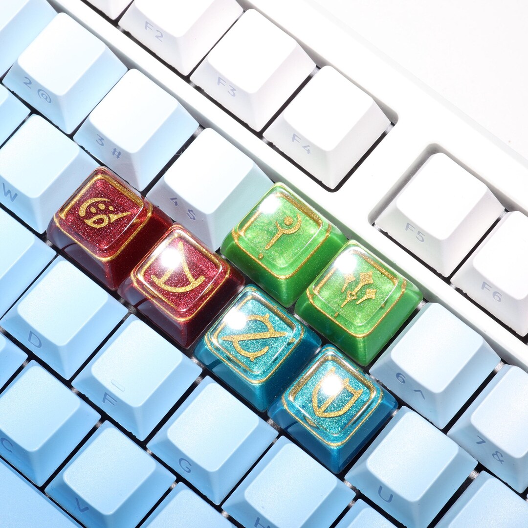 FF14 Job Symbols Keycaps Artisan Resin Keycap Set Cherry MX Compatible ...