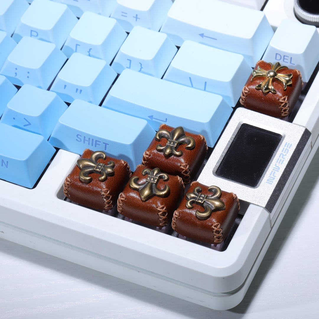 Handcrafted Leather Keycaps for Mechanical Keyboards Cherry MX ...